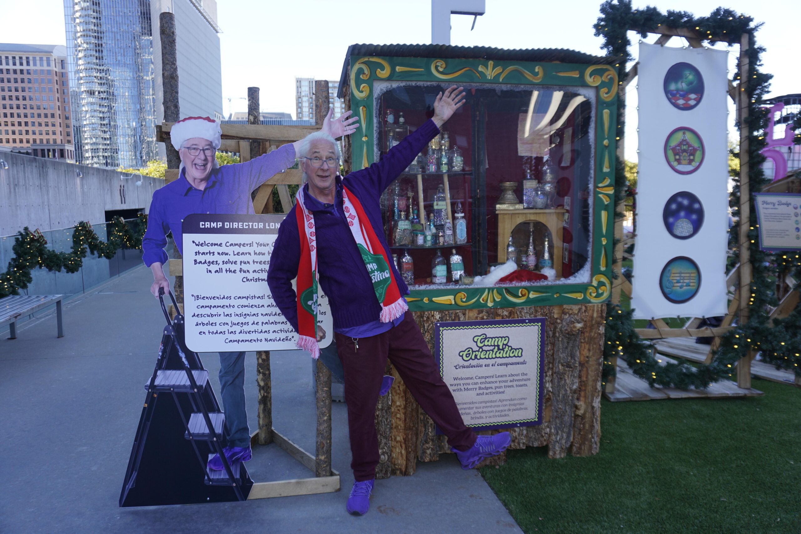 A holly jolly trip through Camp Christmas, an immersive holiday art ...